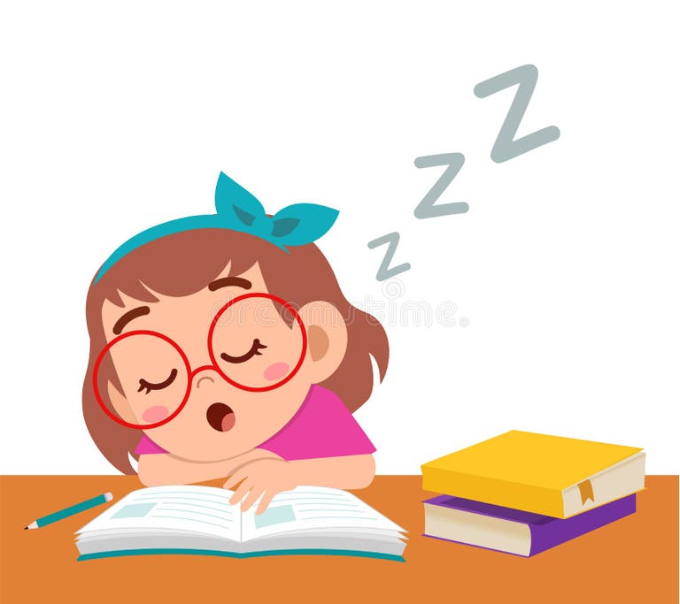 Sleepy Young Girl Clipart Stock Illustrations – 174 Sleepy Young Girl ...