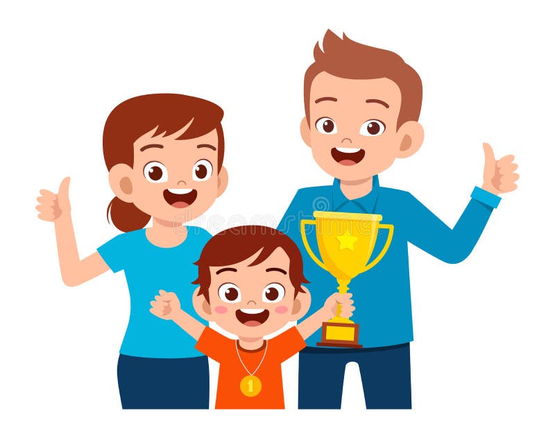 Boy Winner stock vector. Illustration of model, drawing - 1423405