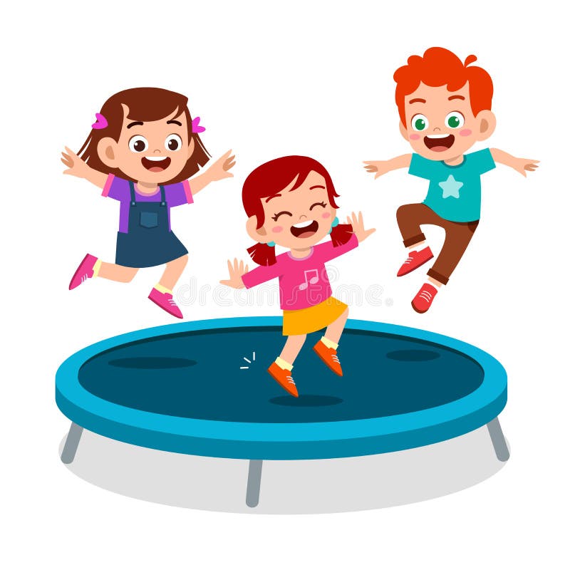 Trampoline kid stock vector. Illustration of person, action - 26473077 Trampoline kid stock vector. Illustration of person, action - 26473077