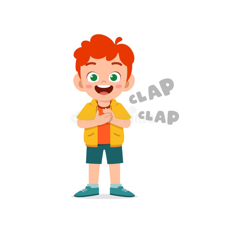 Child Clap Stock Illustrations – 301 Child Clap Stock Illustrations ...