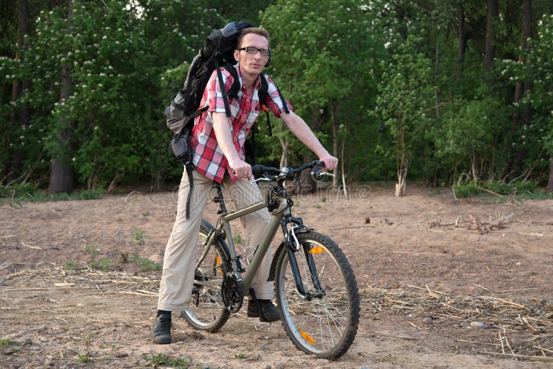 Happy cyclist on the coast stock photo. Image of athletic - 41876434