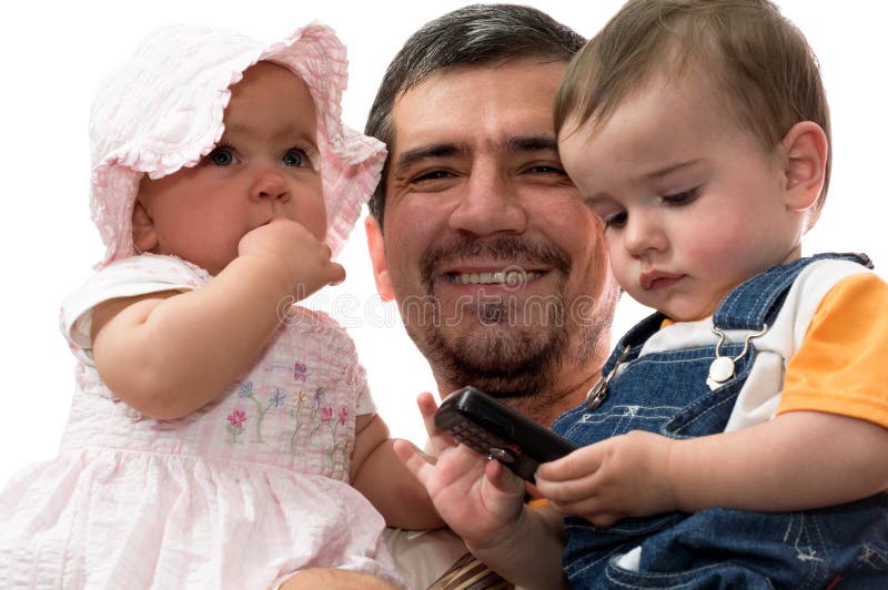 Happy father stock photo. Image of optimistic, time, innocence - 776586