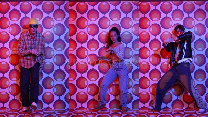 Happy Dancer Dance Together at Party Stage with Balloon Background ...