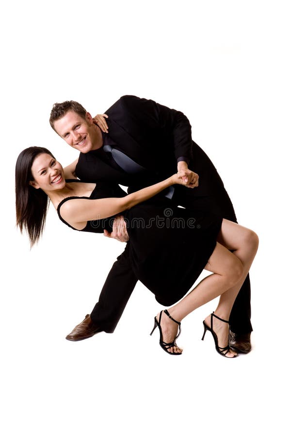 Happy dancing couple stock photo. Image of entertainment - 6599168