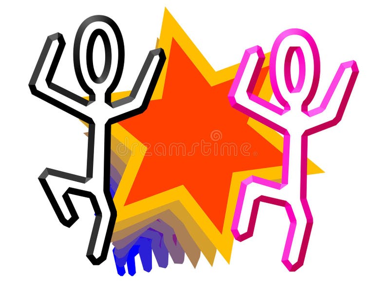 Dancing Stick Figures Stock Illustrations – 157 Dancing Stick Figures ...