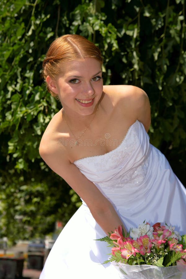 Happy day. stock image. Image of happiness, flowers, portrait - 20862855