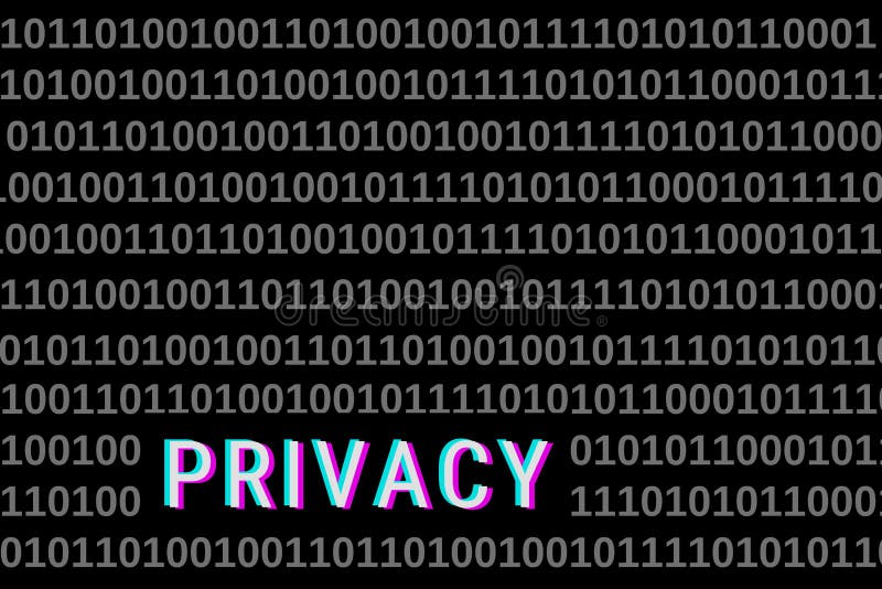 Privacy Code Abstract Background in Web Security Series Set Stock Photo ...