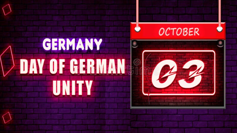 Happy Day of German Unity of Germany, 03 October. World National Days ...