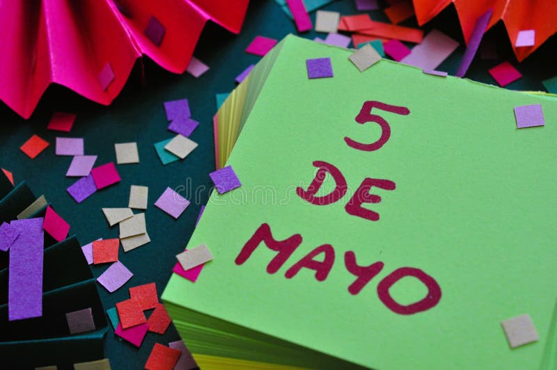 Happy 5 De Mayo Day Background Stock Illustration - Illustration of ...