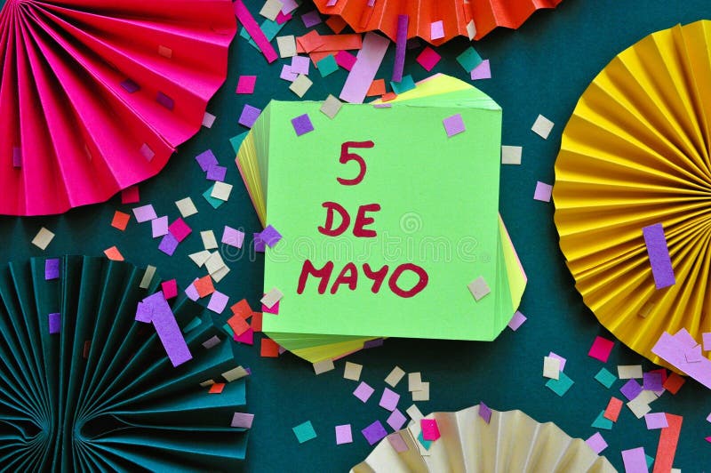 Happy 5 De Mayo Day - 5. May Stock Illustration - Illustration of ...
