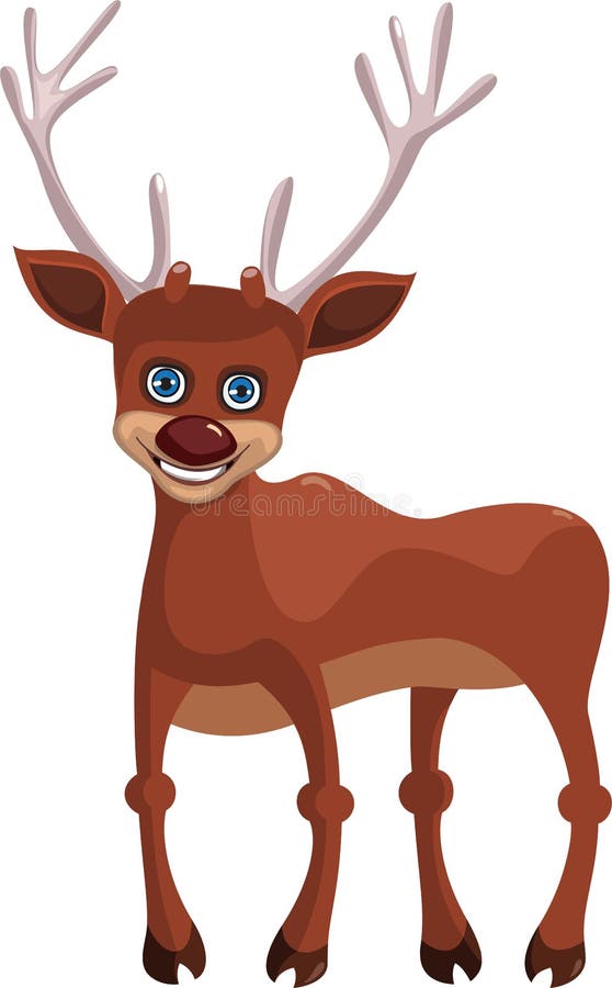 Happy deer expression stock illustration. Illustration of moment ...