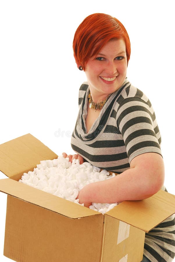 Happy delivery stock image. Image of mail, retail, pretty - 9616245