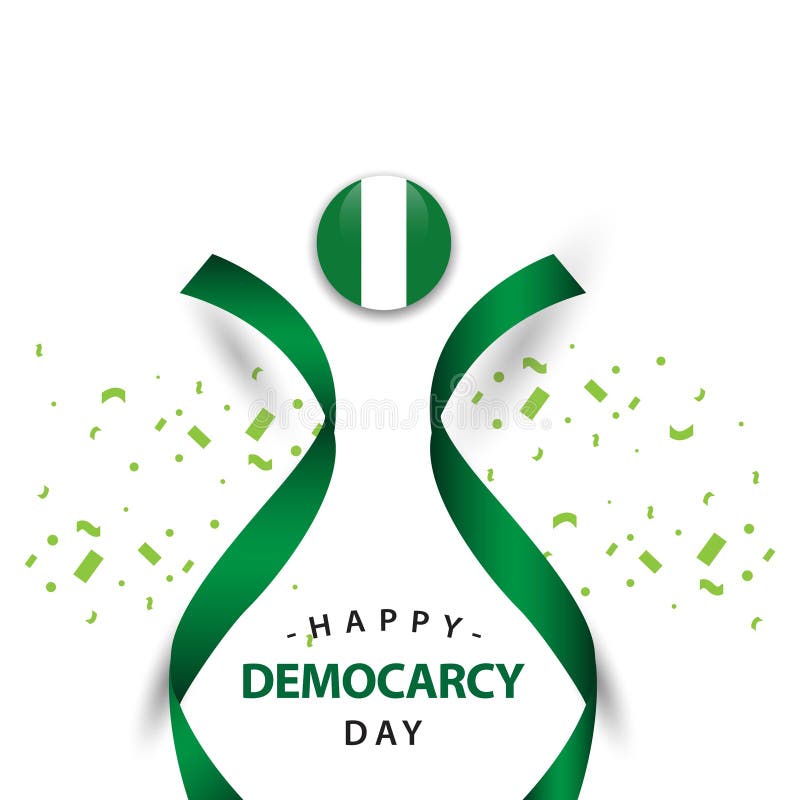 Happy Democracy Day Vector Template Design Illustration Stock Vector ...