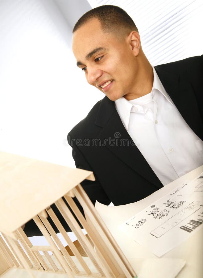 Happy Designer Looking At His Work Picture. Image: 4798079