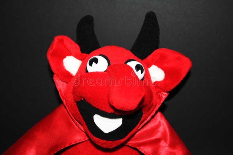 Happy Devil stock photo. Image of figure, furry, fuzzy - 1761490