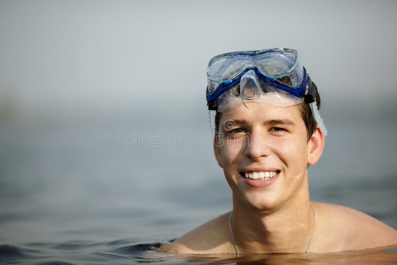Happy diving stock image. Image of happiness, summer - 15983921