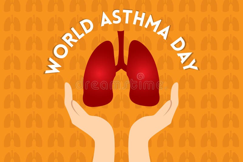 Creative World Asthma Day Awareness Concept Vector Illustration ...