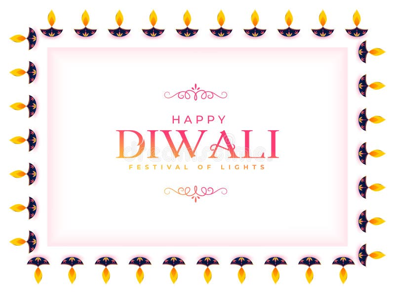 Border Diya Stock Illustrations – 542 Border Diya Stock Illustrations ...