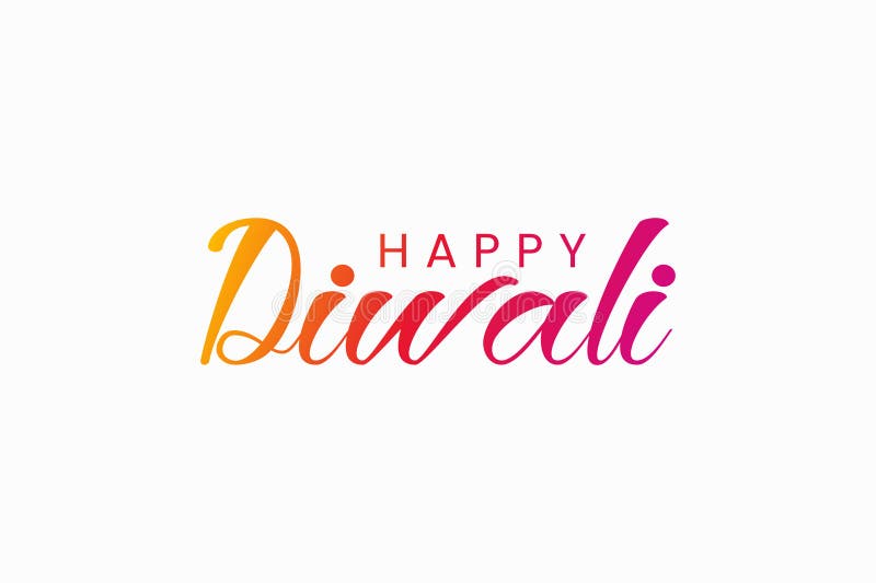 Happy Diwali Text Vector Art, Happy Diwali Text Design, Stock Vector ...