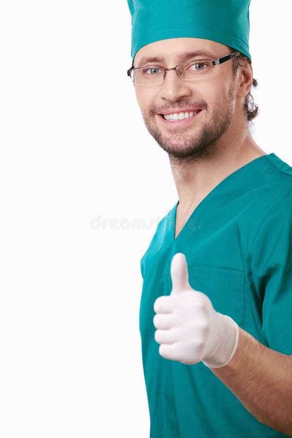 Happy doctor stock image. Image of person, adult, looking - 19385949