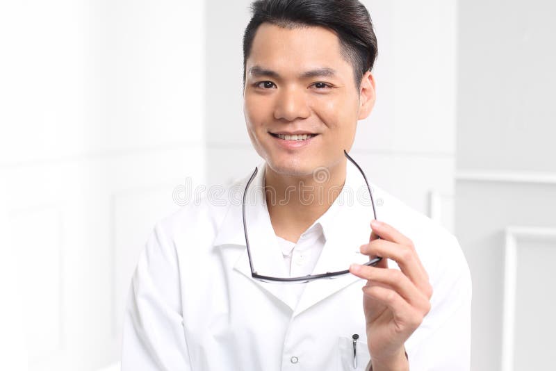 Happy doctor stock image. Image of hospital, physician - 52546371