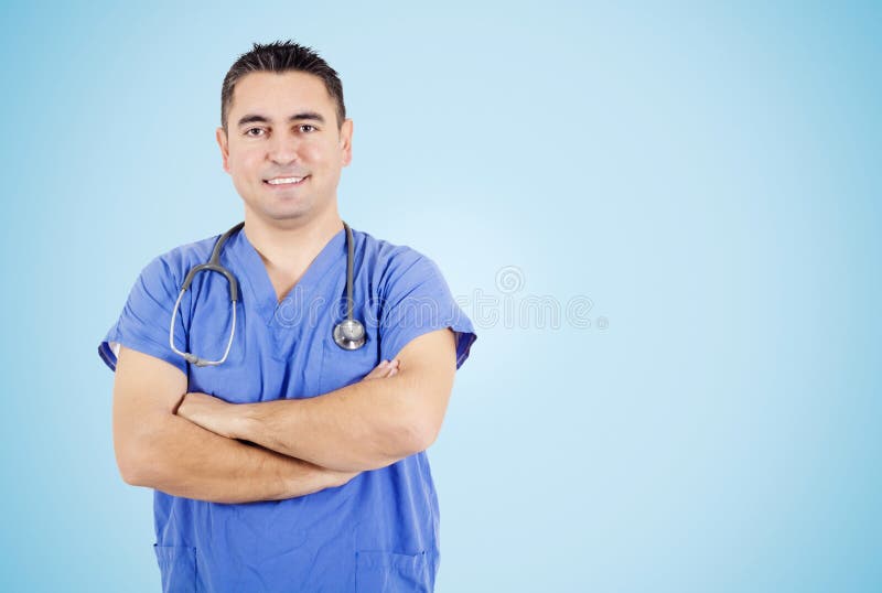 Happy Doctor stock photo. Image of looking, care, male - 52850816
