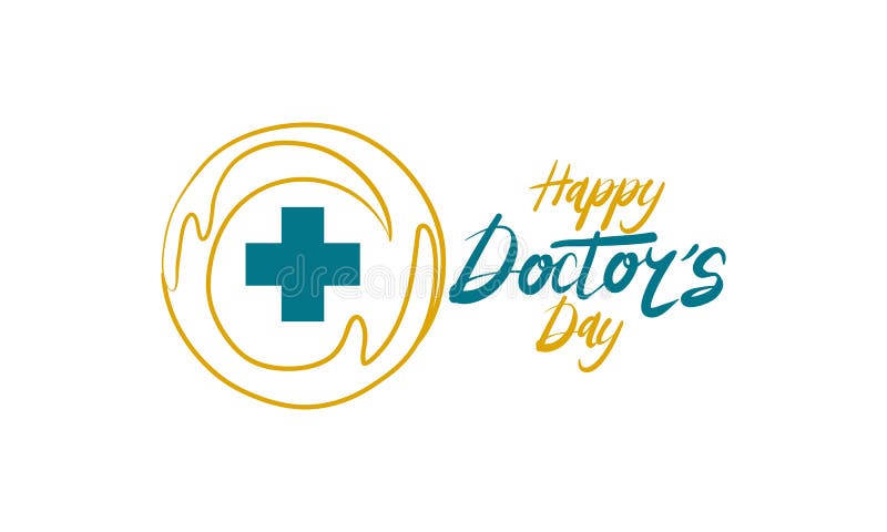 Happy Doctor`s Day stock vector. Illustration of infuse - 107273034