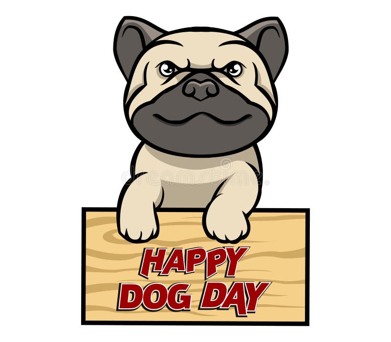 Happy Dog Day stock vector. Illustration of celebration - 85525263