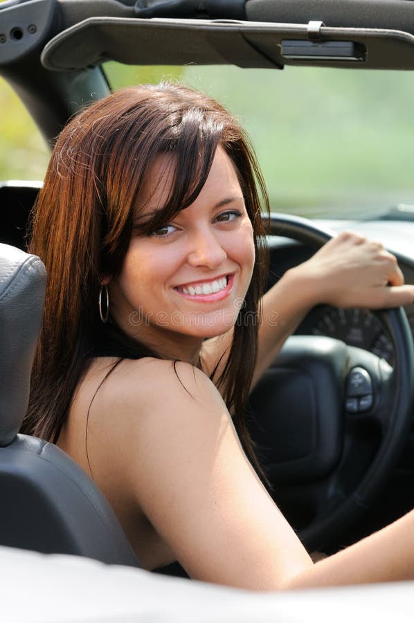 Happy Driver stock image. Image of black, hair, outdoor - 6294343