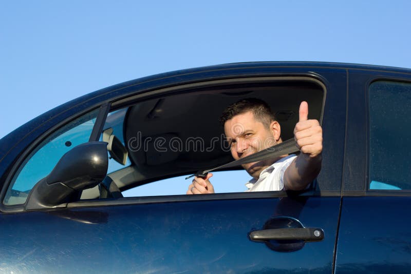 Happy Driver stock image. Image of fuel, driver, driving - 50442335