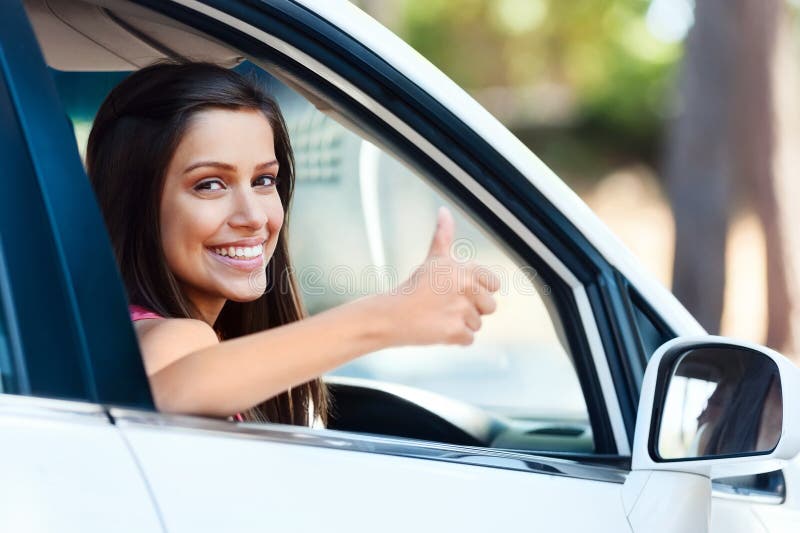 Drivers permit stock photo. Image of sitting, driver, happy - 5434420
