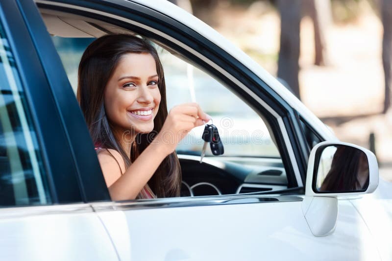 New car owner stock photo. Image of driving, young, happy - 1873416