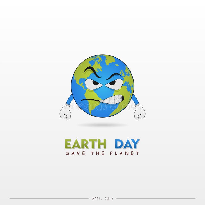 Happy Earth Day. April 22 stock vector. Illustration of recycled ...