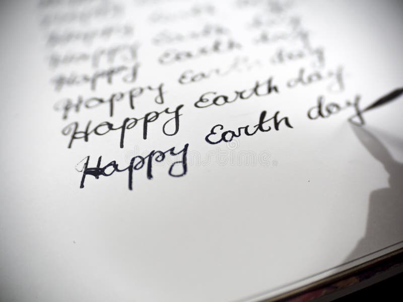 153 Calligraphy Earth Day Stock Photos - Free & Royalty-Free Stock ...