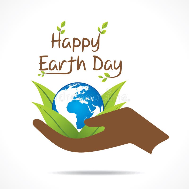 Happy earth day design stock vector. Illustration of globe - 51014189