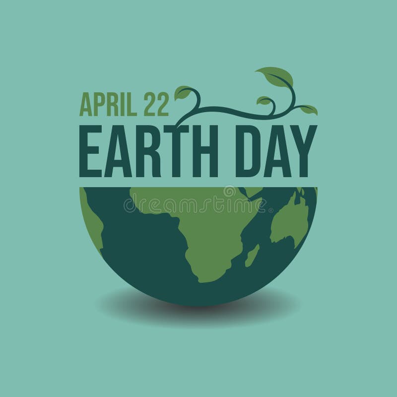 Happy Earth Day Logo Design Stock Vector - Illustration of organic ...