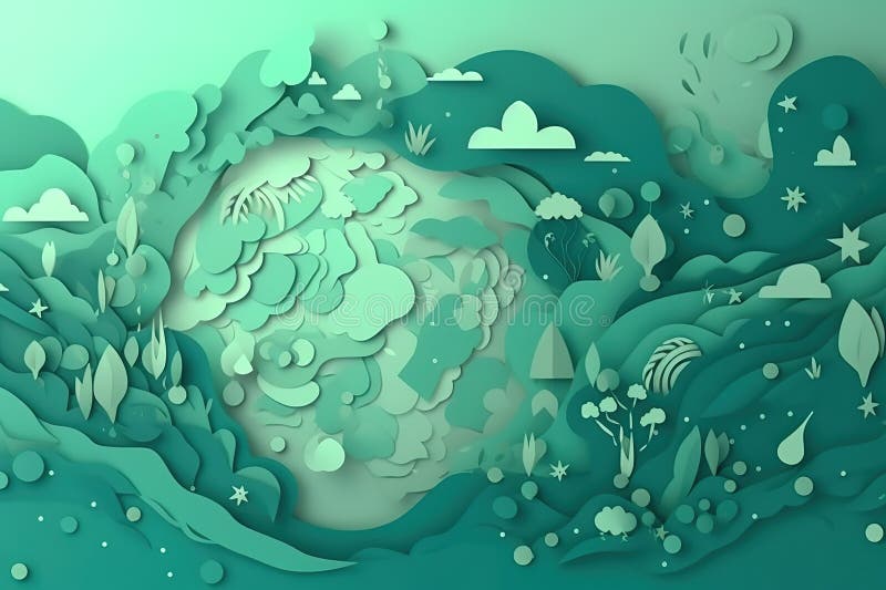 Happy Earth Day Poster or Banner Background. Generative AI Stock ...