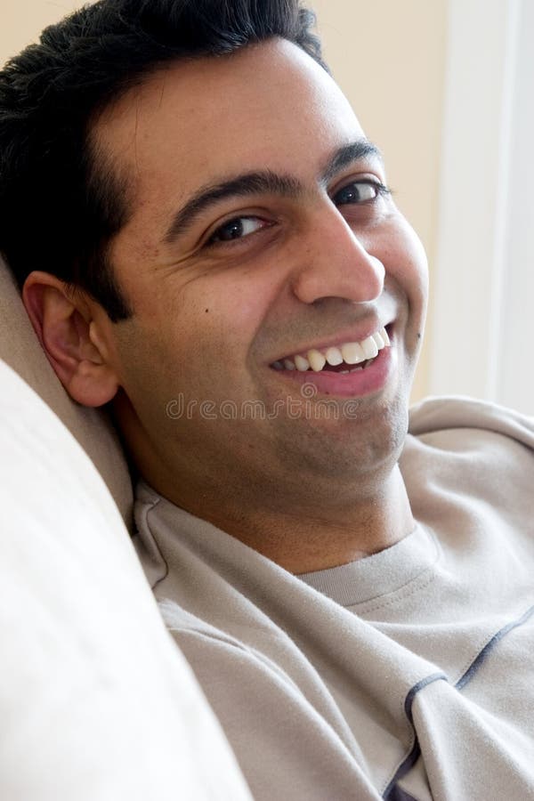 Happy East-Indian man stock photo. Image of smiling, laughing - 2343000