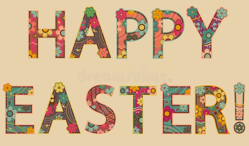 Happy easter! stock vector. Illustration of colorful - 13090968