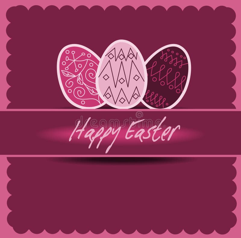 Happy Easter 2 stock vector. Illustration of holidays - 23624706