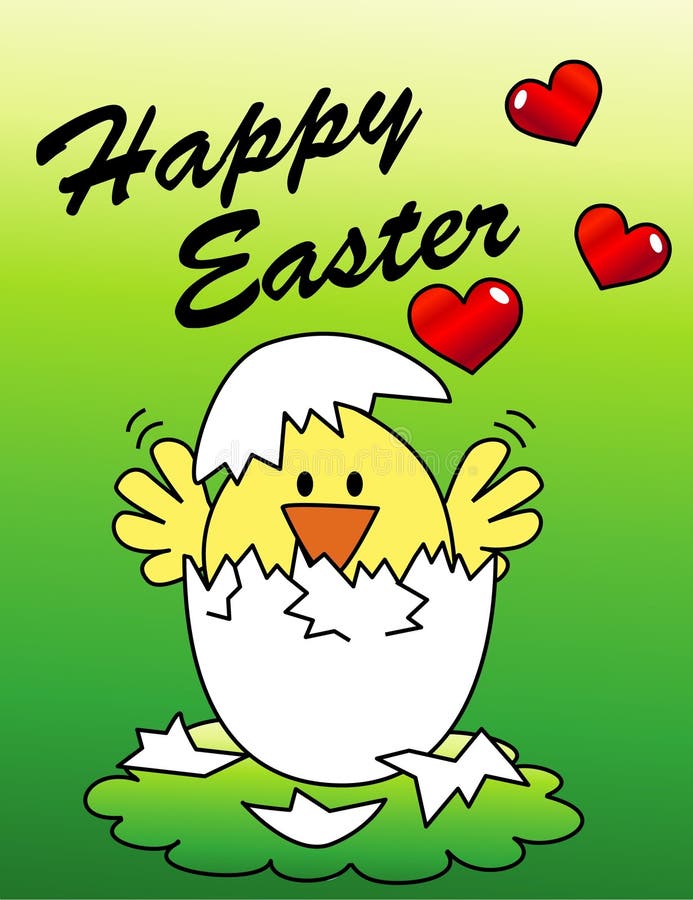 Happy Easter Sign with Bunny and Eggs Stock Vector - Illustration of ...