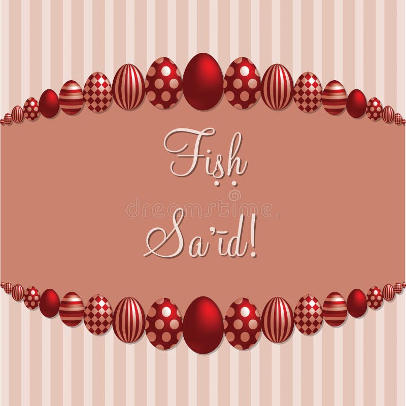 Happy Easter! stock vector. Illustration of fish, catholic - 29372035