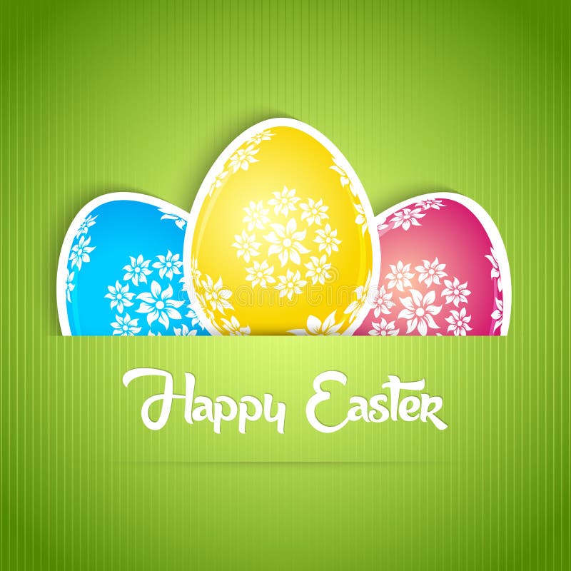 Happy Easter Abstract stock illustration. Illustration of icon - 69526917