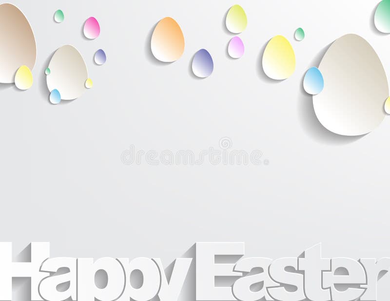 Happy Easter Keyboard Concept Stock Vector - Illustration of hardware ...