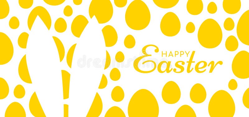 Happy Easter - Banner, Poster, Header, Greeting Card with Typography ...