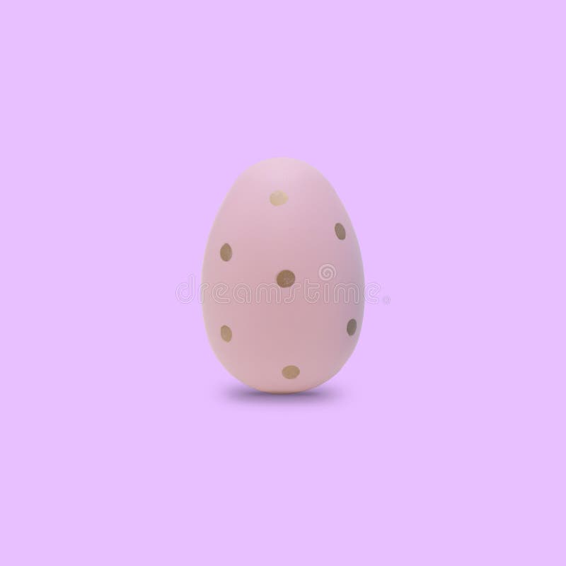 Happy Easter. Beautiful Pink Egg with Different Pattern on Pink ...