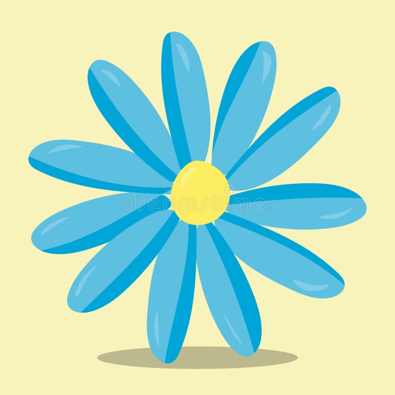 Happy Easter Blue Flower 14 Stock Vector - Illustration of happy ...