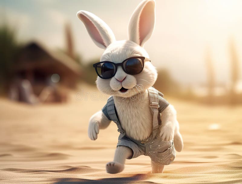 Easter Bunny Sunglasses Stock Illustrations 875 Easter Bunny