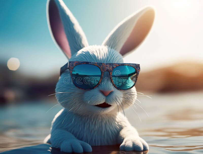 Easter Bunny Sunglasses Stock Illustrations 875 Easter Bunny
