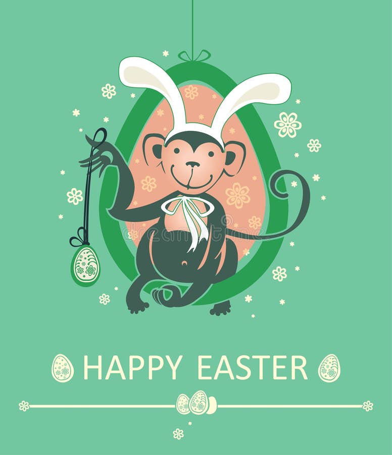 Easter Monkey Stock Illustrations – 293 Easter Monkey Stock ...